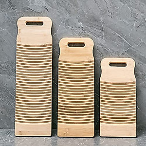 MNTT Laundry Board,Manual Home Anti-Slip Portable Rectangle Durable Washboard Scrubboards Clothes Cleaning Tools(M)