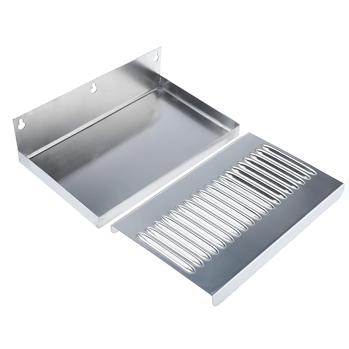 Beer Surface Mount Drip Tray - No Drain (10" x 6" x 3/4")