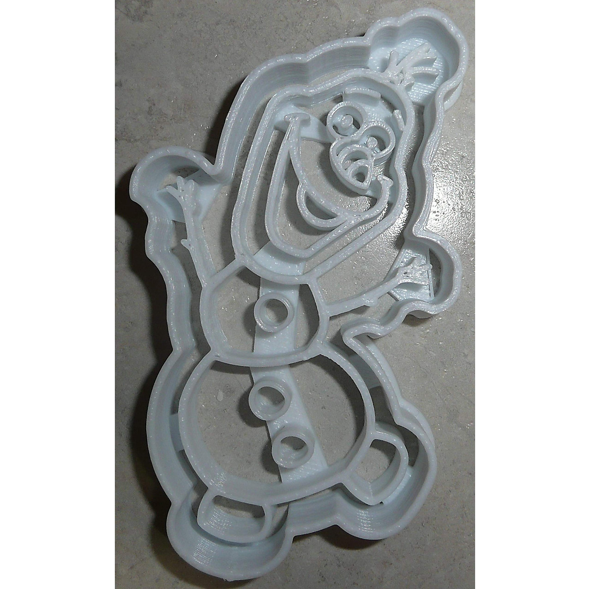 INSPIRED BY OLAF FRIENDLIEST SNOWMAN FROZEN THEME MOVIE CHARACTER COOKIE CUTTER MADE IN USA PR2647
