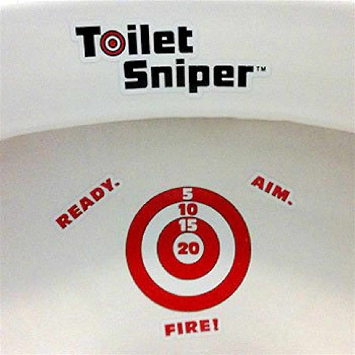 Toilet Sniper Potty Training Self-Adhesive Targets (Red & White)