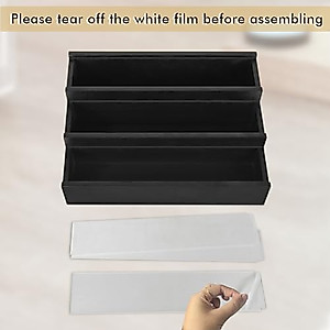 Wood Cologne Organizer for Men - 3 Tier Cologne Stand Perfume Organizer with 3 Hidden Compartments,Perfume Display Holder for Cologne,Mens Organizer Station for Dresser,Beside,Night Stand-Men’s Gift