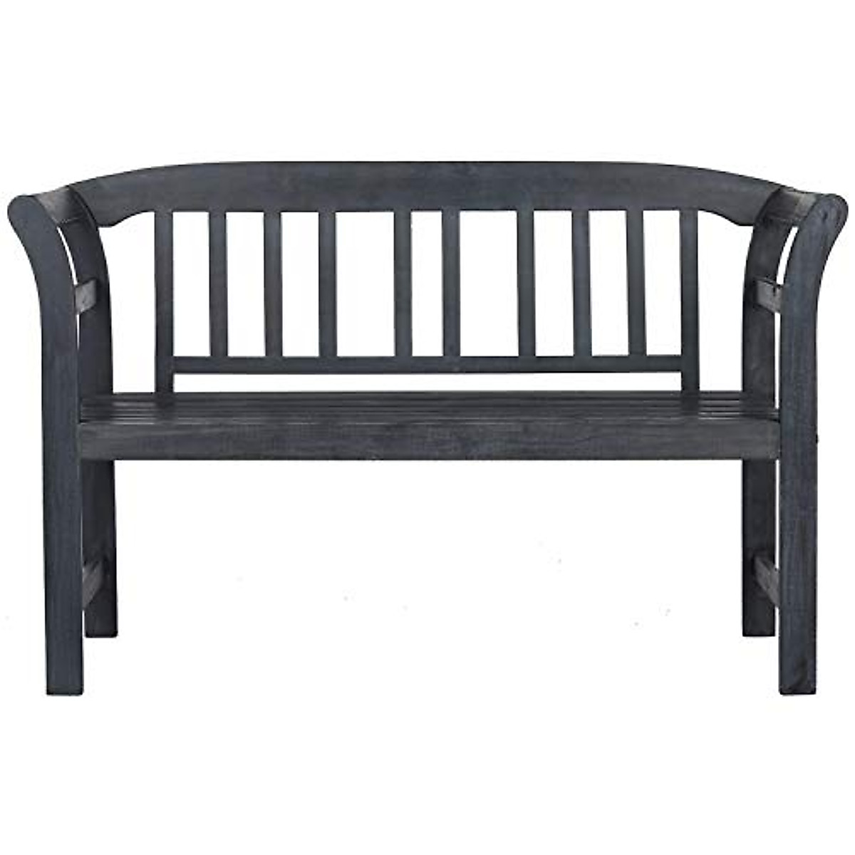 Safavieh PAT6742B Outdoor Collection Porterville Ash Grey 2 Seat Bench