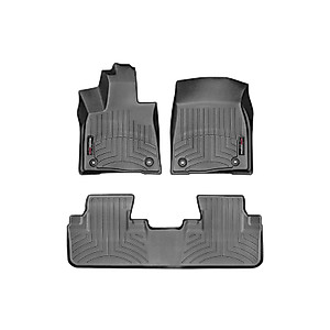 WeatherTech Custom Fit FloorLiners for Lexus RX Hybrid, RX - 1st & 2nd Row (44886-1-2), Black