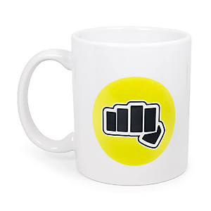 Surreal Entertainment Exclusive The Karate Kid Cobra Kai Logo Ceramic Coffee Mug | Official Martial Arts Movie Collectible | Novelty Drinkware For Home Kitchen Set | Holds 11 Ounces