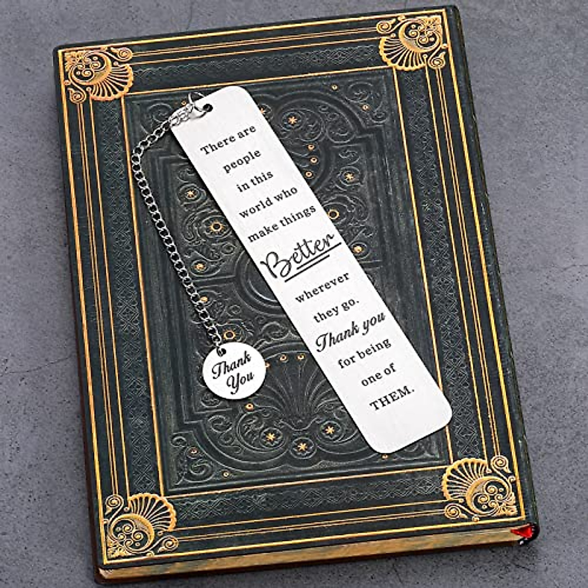 Thank You Gifts Christmas Gifts for Women Men Bookmark Coworker Employee Appreciation Gifts for Boss Male Inspirational Retirement Going Away Leaving Gifts Ideas for Teachers Office Birthday Retired