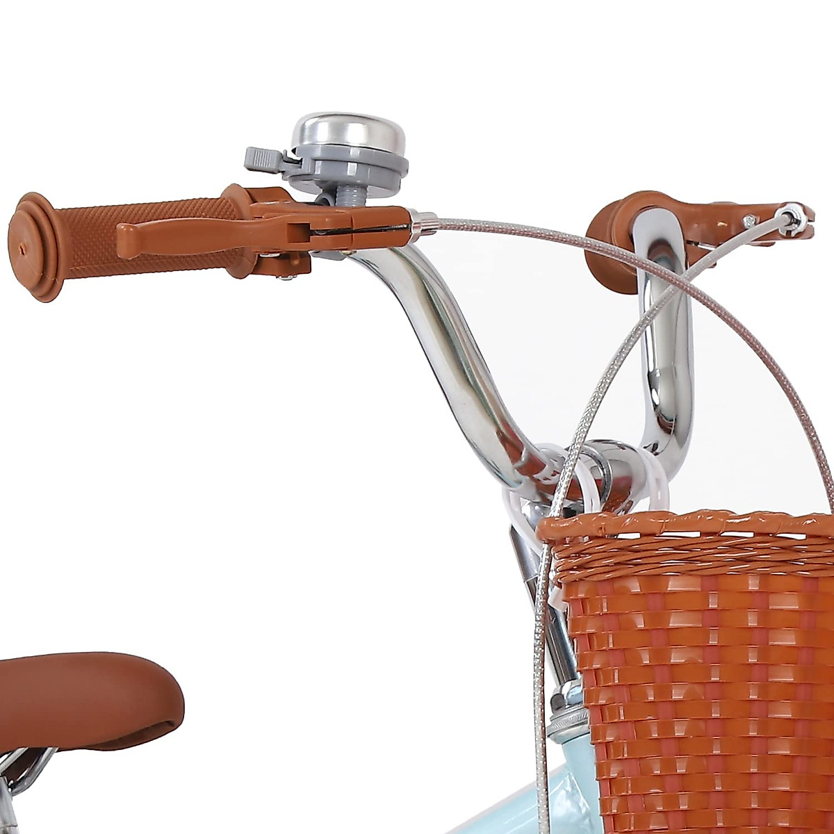 Karcle 16 inch Kids Bike Boys Girls Bicycle with Detachable Training Wheels, Child's Bike for 3-10 Years Old 35-59 inch Tall, with Front & Rear Dual Hand Brake, Children Bicycle Blue