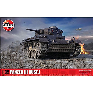 Airfix Panzer III AUSF J 1:35 WWII Military Tank Plastic Model Kit A1378