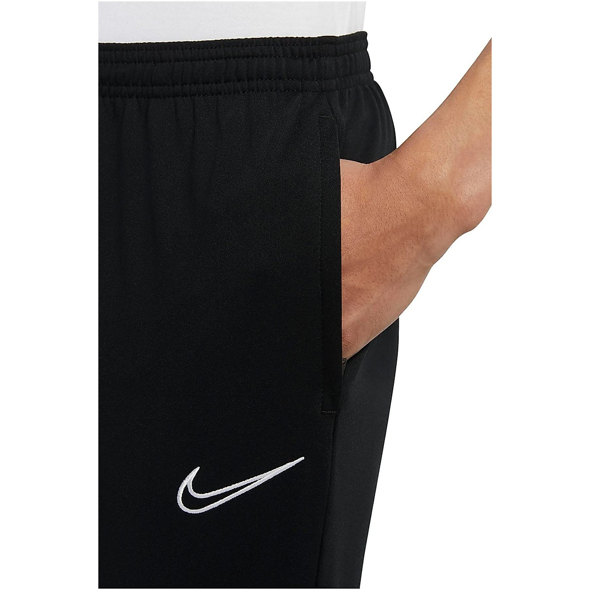 Nike Men's Dry Academy 21 Knit Pant, CW6122-010 (Large, Black/White)