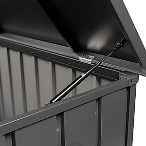 RTS Home Accents ParcelWirx Max 49" x 24" x 27" Package Delivery Box, Graphite Color