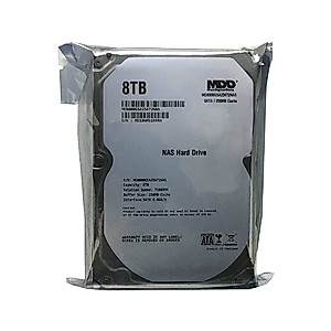 MaxDigitalData 8TB 7200 RPM 256MB Cache SATA 6.0Gb/s 3.5" Internal Hard Drive for NAS Network Storage (MD8000GSA25672NAS) - 3 Years Warranty (Renewed)
