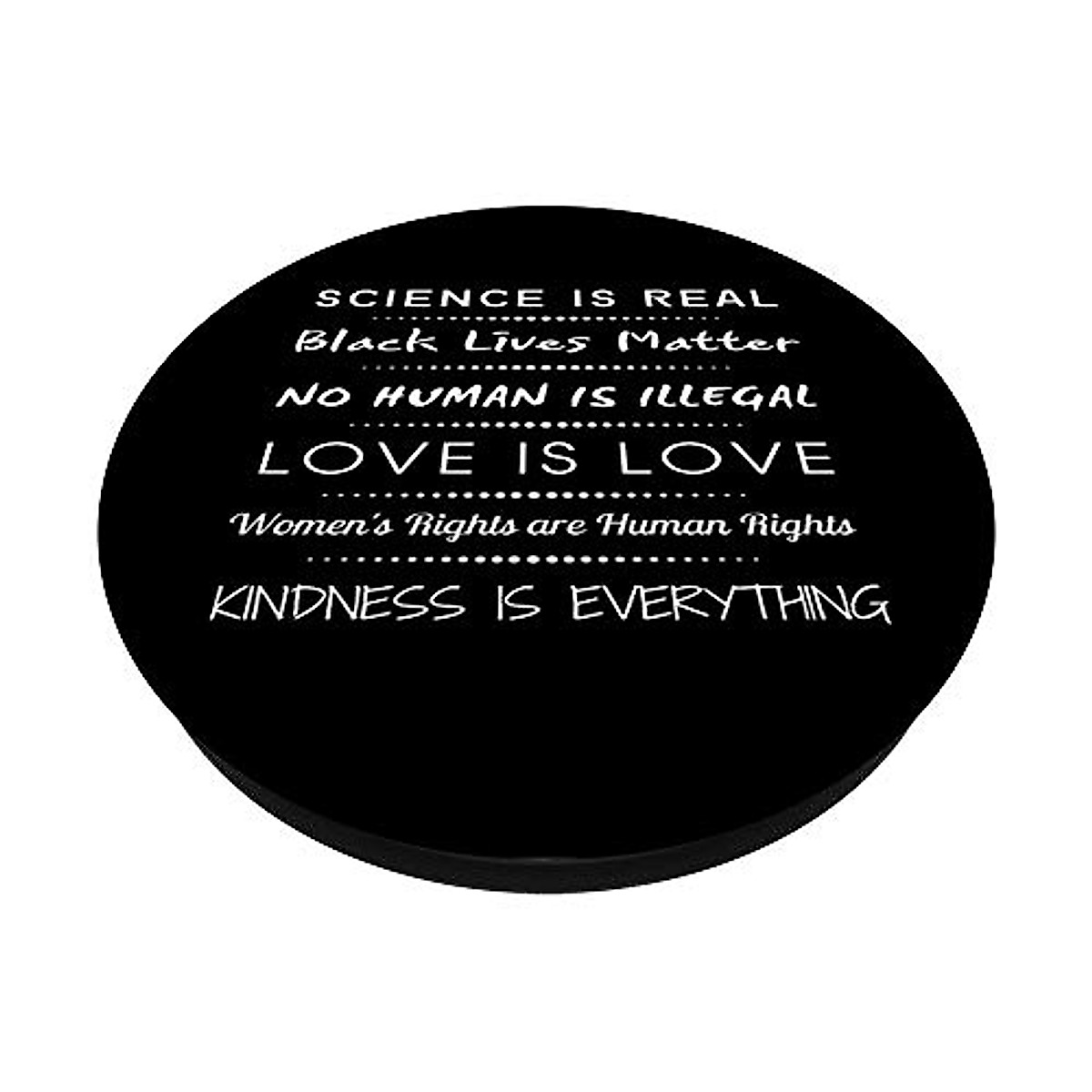 Anti Trump Feminist Love Is Love BLM Liberal Democrat PopSockets PopGrip: Swappable Grip for Phones & Tablets