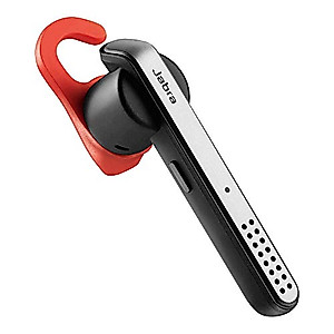 Jabra Stealth In-Ear Bluetooth Mono Headset - International Stock (Silver)