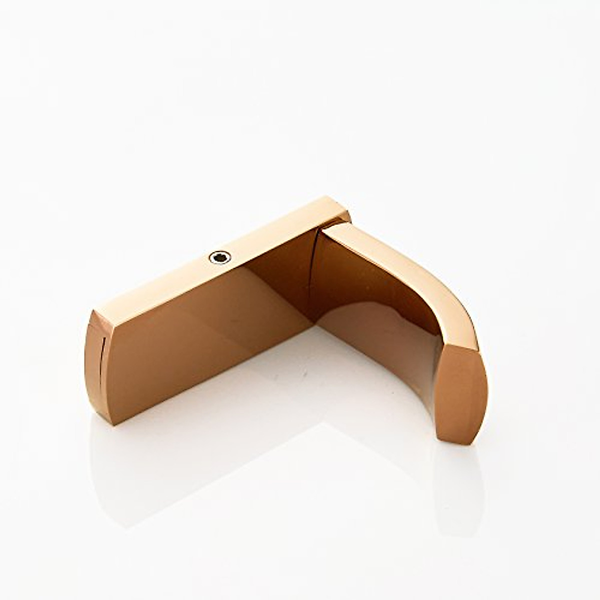 Aothpher 2 Pack Wall Mounted Copper Towel Robe Hook Bath Kitchen Heavy Duty,Rose Gold Polished