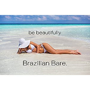 Brazilian Bare Tropical Coconut Extra Moisturizing Shave Syrup – Preferred Over Traditional Womens Shave Creams And Womens Shave Gels