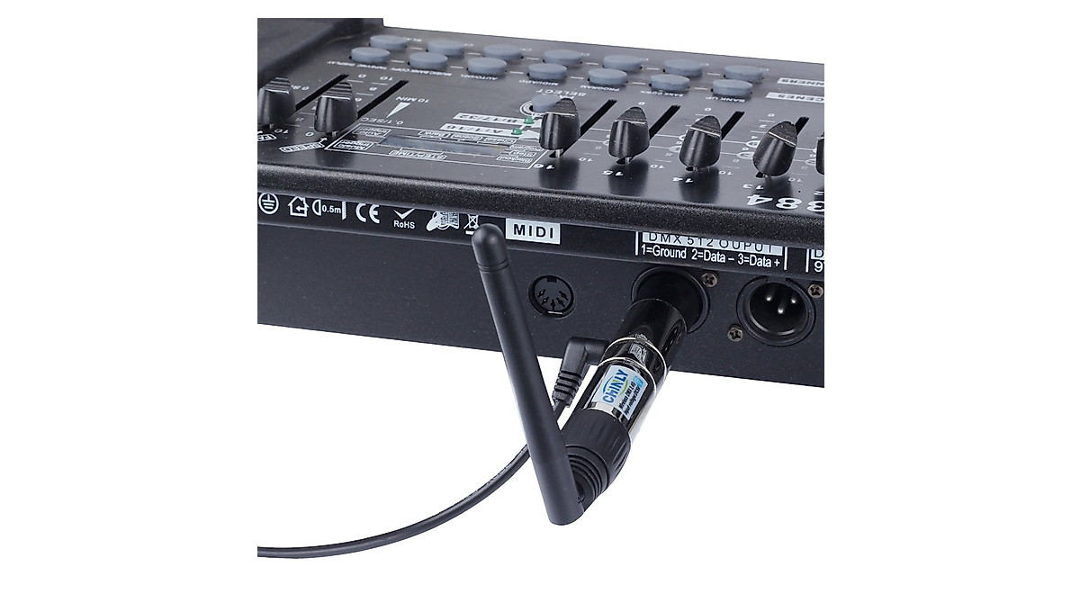 CHINLY 4pcs DMX512 Wireless Lighting Control