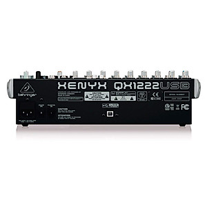 Behringer Xenyx QX1222USB Mixer with USB and Effects
