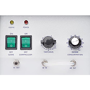 MP - 5000 Ozone Generator, Adjustable Timer, Ozonator treatment, for Water Use with optional oxygen hookup, up to 5000mg/hr,