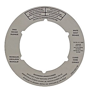 MULAN SPX0710G Label Plate Replacement Compatible with Hayward Multiport and Sand Filter Valves