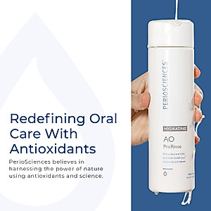 PerioSciences AO ProRinse Hydrating Mouthwash with Antioxidants – Oral Care – Fluoride-Free Mouthwash, 10 Fl Oz / 300ml