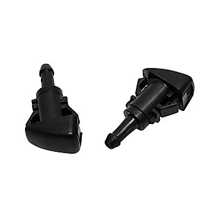 ZHPTAM Fit for 2008-2014 Subaru Impreza Washer Nozzle, Front Windshield Washer Nozzle Wiper Spray Jet Kit Fit for Subaru Impreza, WRX, STi (2008-2014) - Replaces OEM # 86636FG051, 86636FG050-2 Pack