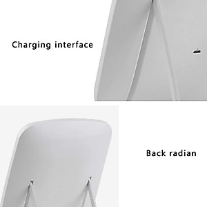 FQYYDD Illuminated Makeup Mirror The Tabletop Makeup Mirror Portable Folding Bracket Lighting Is Adjustable