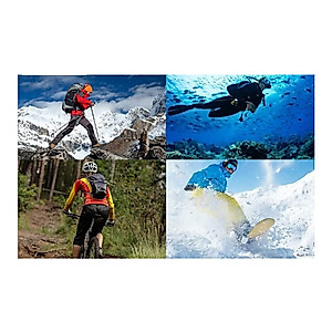 Ricoh WG-80 Digital Camera (Black) Bundle with 64GB Ultra SDXC UHS-I Memory Card and Mount Chest Harness (3 Items)