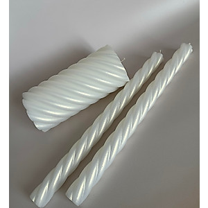 Magik Life Unity Candle Set for Wedding - Wedding Unity Set for Reception and Ceremony - Candle Sets - 6 Inch Pillar and 2 * 10 Inch Tapers-White