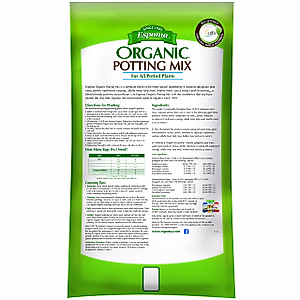 Espoma Organic Potting Soil Mix - All Natural Potting Mix For All Indoor & Outdoor Containers Including Herbs & Vegetables. For Organic Gardening, 16 qt. bag. Pack of 1