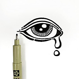 Sakura 30881 Pigma Micron Blister Card 08 Ink Pen, 0.50-mm, Black