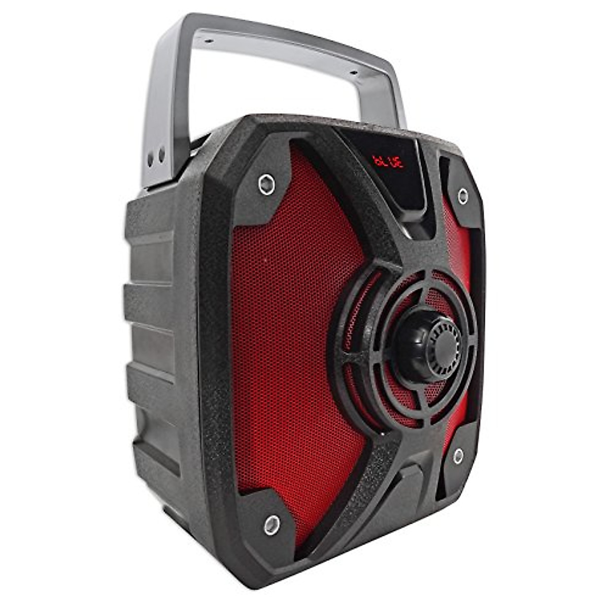 Rockville ROCKBOX 6.5" 100 Watt Portable Rechargable Bluetooth Speaker w USB/SD, Black, 6.5"