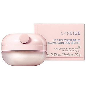 LANEIGE Lip Treatment Balm: Nourish, Hydrate, and Visibly Plump Lips with Coconut Oil & Peptides, 0.35 oz.