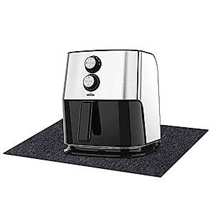 Under the Air Fryer Mat,Felt Fabric,Absorbing Oil Mat,Reusable Durable Washable Floor Mat Protect Decks ,Patios, Grease Splatters(Air Fryer Mat:24inches x 20inches)