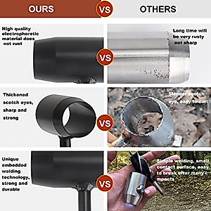 Kosibate Bushcraft Tools,Camping and Outdoor Backpacking Gear,Survival Tools for Bushcraft Settlers Wrench (Black)