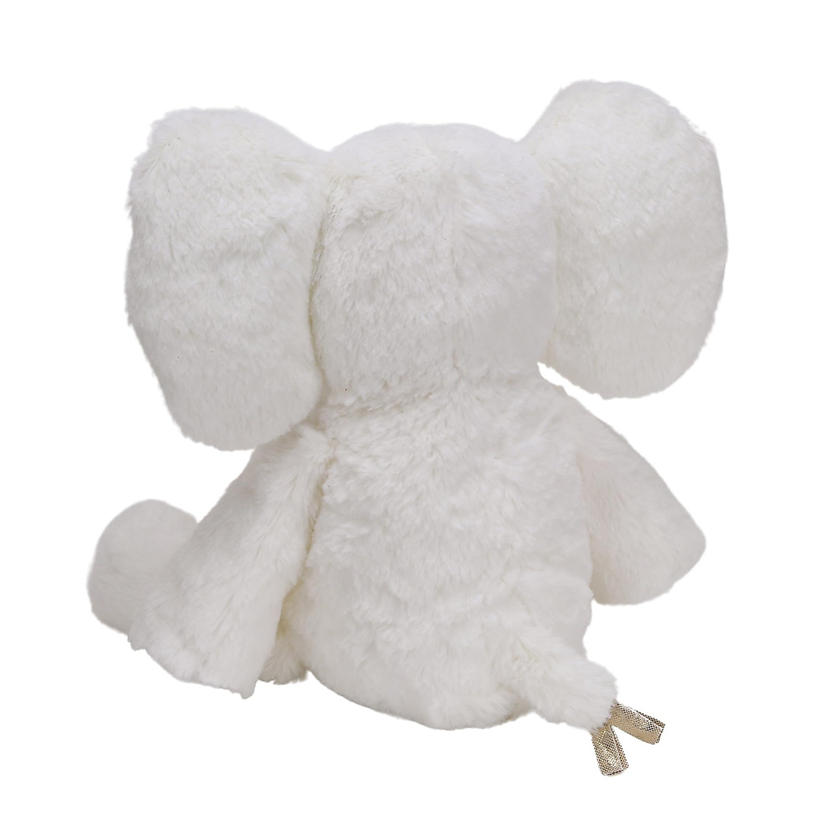 Lambs & Ivy Signature Jamboree Plush Elephant - Marshmallow - Gray, Gold, White