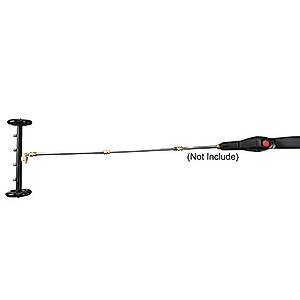 Tool Daily Dual-Function Undercarriage Cleaner,Surface Cleaner for Pressure Washer, 16 Inch, Underbody Car Wash Water Broom with 3 Pieces Extension Wand, 4000 PSI