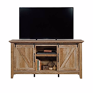 Sauder Dakota Pass Credenza, For TV's up to 70", Craftsman Oak finish