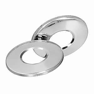 Pool Ladder Escutcheon Plates Stainless Steel,2pcs Swimming Pool Ladder Escutcheon Cover Plate,Pool Ladder Escutcheon,for 4.2cm Ladder Pipe Pool Hand Rail Replacement Parts, Pool Ladder Escutcheo