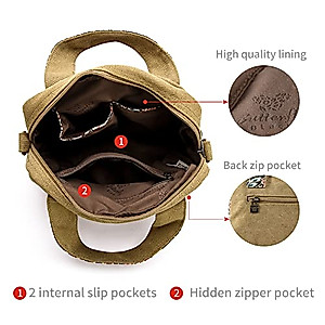 Black Butterfly Premium Canvas Tote Shoulder Bag, Top Handle Bag for Womens, Light and Small Style (Red-plus)