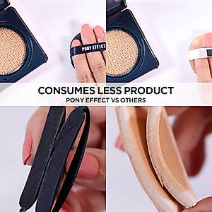 PONY EFFECT Smooth Dough Puff V2 | Cushion Puff | 2 Pcs Powder Puff for cushion makeup | K-Beauty