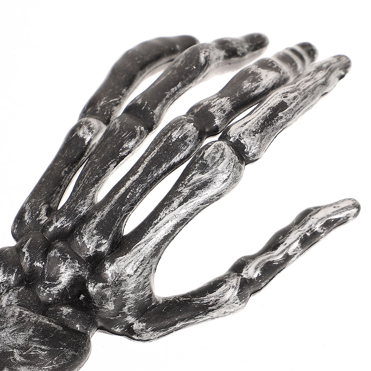 Skeleton Hands 2pcs Salad Spoon Skeleton Hand Spoon Skull Claw Spoon Hallowen Party Tableware Funny Pasta Fork for Halloween Party Favors Plastic Salad Tongs