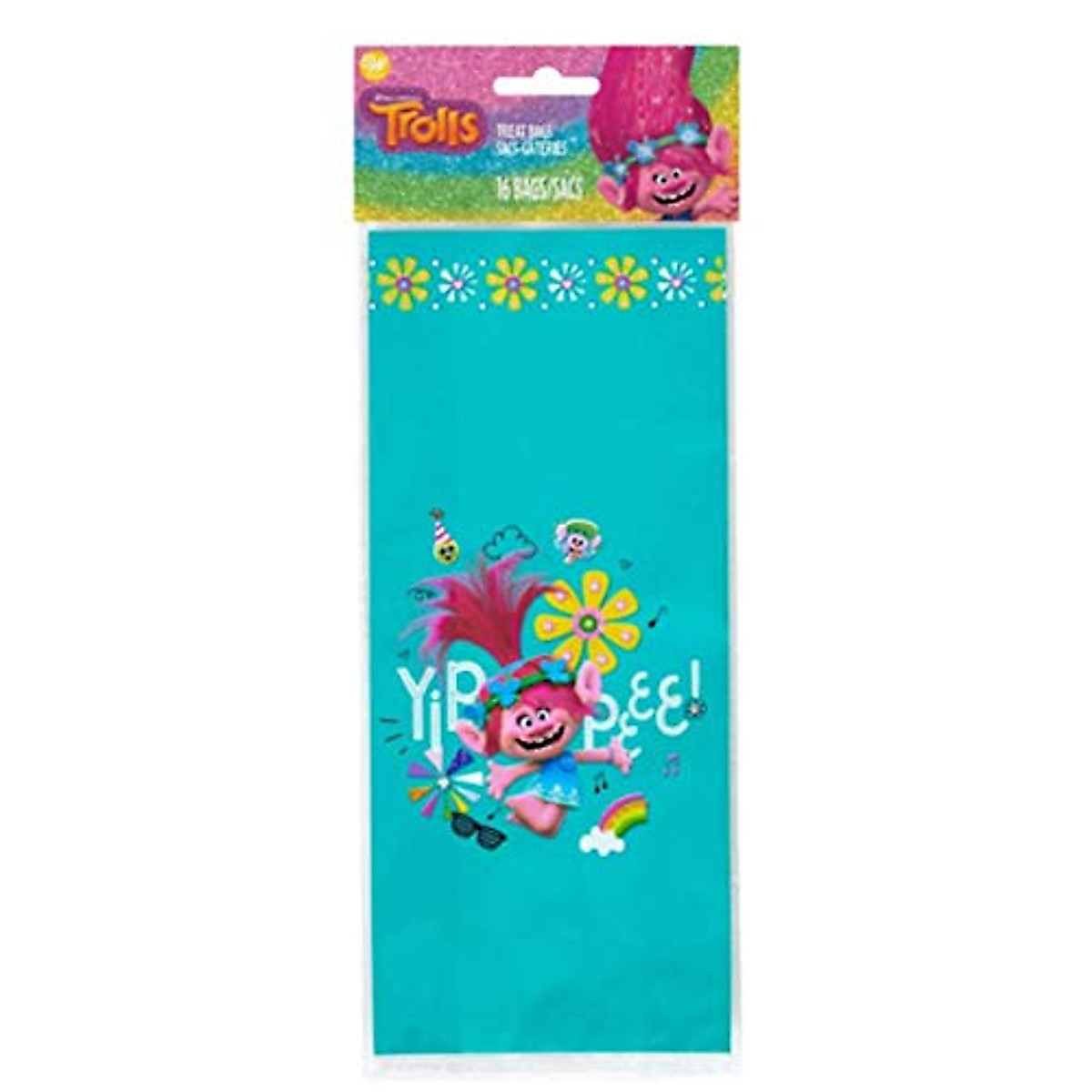 Wilton Trolls Cello Treat Bags 16ct