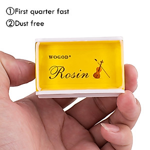 Rosin Violin Rosin Light Low Dust Rosin 2 Pack for Bows for Violin Viola and Cello