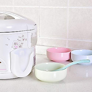 UPKOCH Spoon Suction Cup Holder Plastic Rice Spoon Stand Rest Cooker Scoop Rack Organizer For Home Kitchen Tool (White)