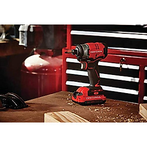 CRAFTSMAN 20V MAX* Impact Driver Kit, Cordless, Brushless (CMCF810C1)