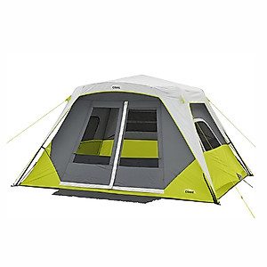 CORE 6 Person Instant Cabin Tent with Awning Green/Gray
