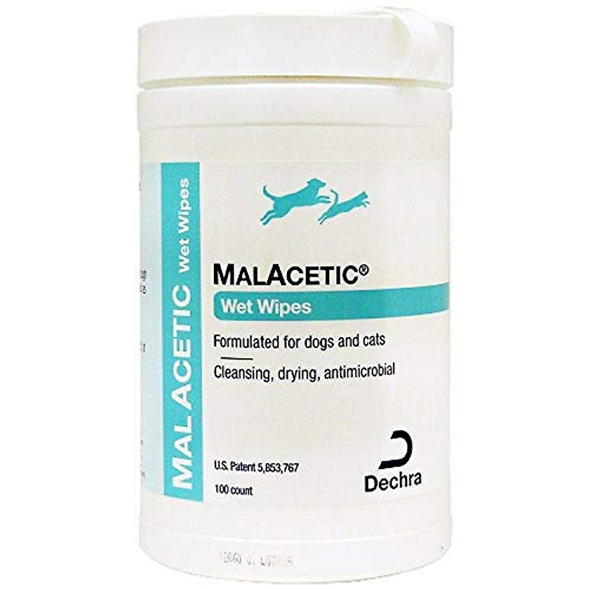 Dechra 100 Count MalAcetic Wet Wipes