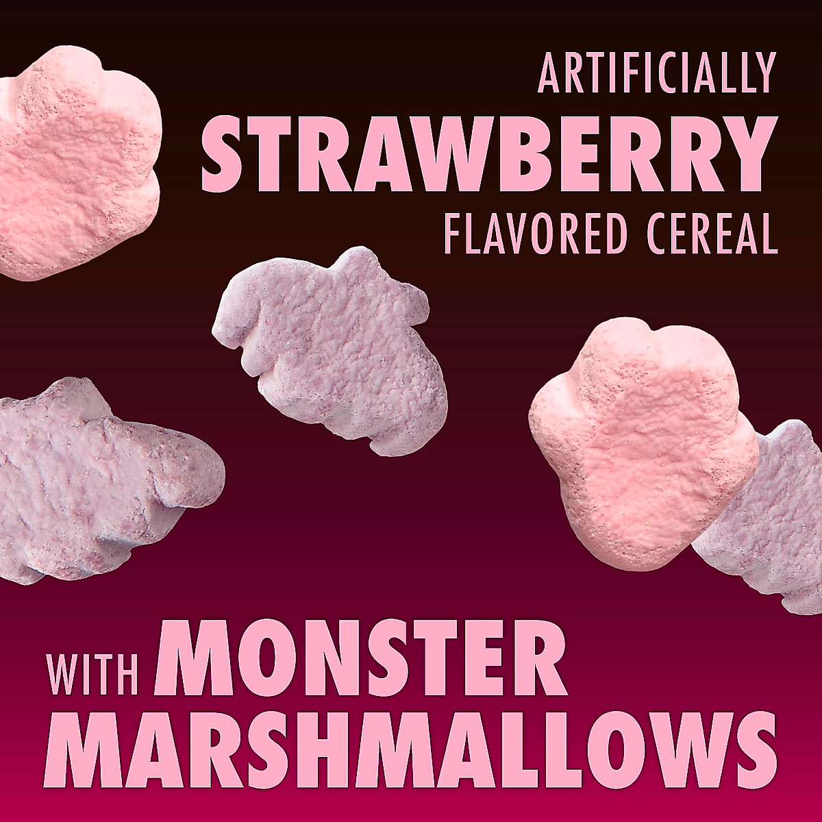 Franken Berry Cereal with Monster Marshmallows, Kids Breakfast Cereal, Limited Edition, Made with Whole Grain, Family Size, 16 oz