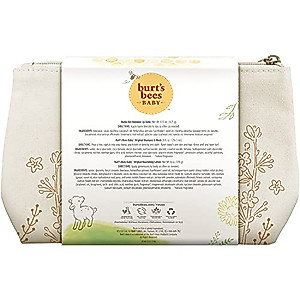 Burt's Bees Baby & Mom Gift Set Joyful Moments with 3 Gentle Skin and Hair Care Products: Baby Shampoo and Wash, Baby Lotion, and Moms Bees Beeswax Natural Lip Balm