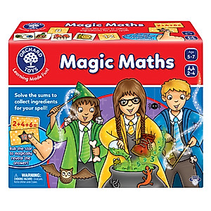 Orchard Toys Moose Games Magic Maths Game. an exciting and spellbinding Math Game. for Ages 5-7 and for 2-4 Players