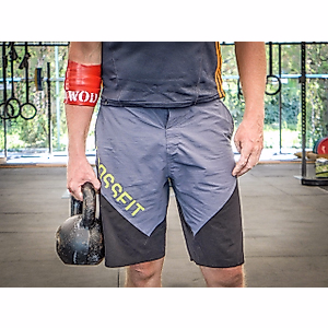 WOD Nation Muscle Floss Bands Recovery Band for Tack and Flossing Sore Muscles and Increasing Mobility : Stretch Band Includes Carrying Case (1 Black Heavy & 1 Red Medium)